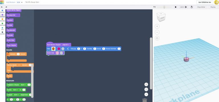 Tinkercad 3D Tasarım Dersi Müfredatı Online Bilişim Robotik Kodlama ...